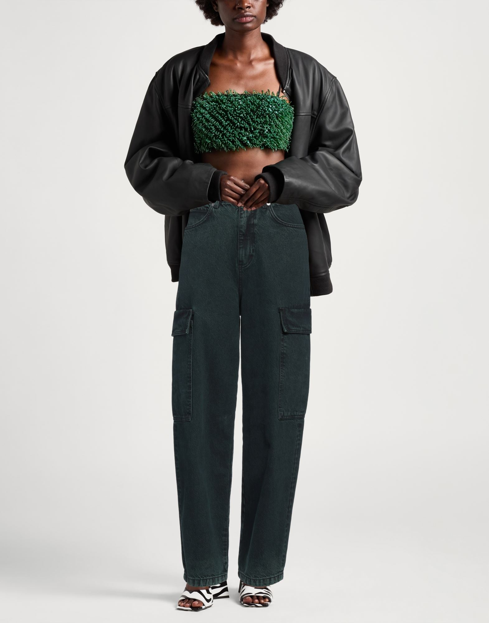 SANDRO SANDRO Cotton Cargo Jeans